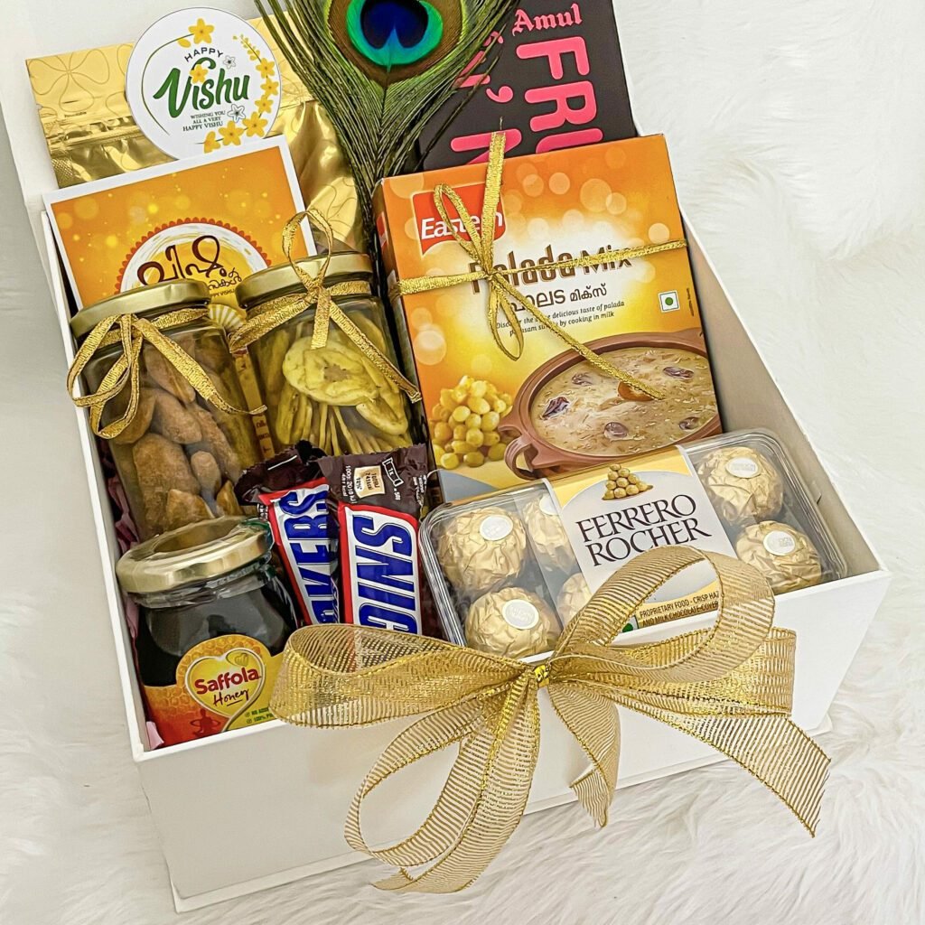 Buy Best Gourmet Gift Hamper For Vishu Online – Angroos