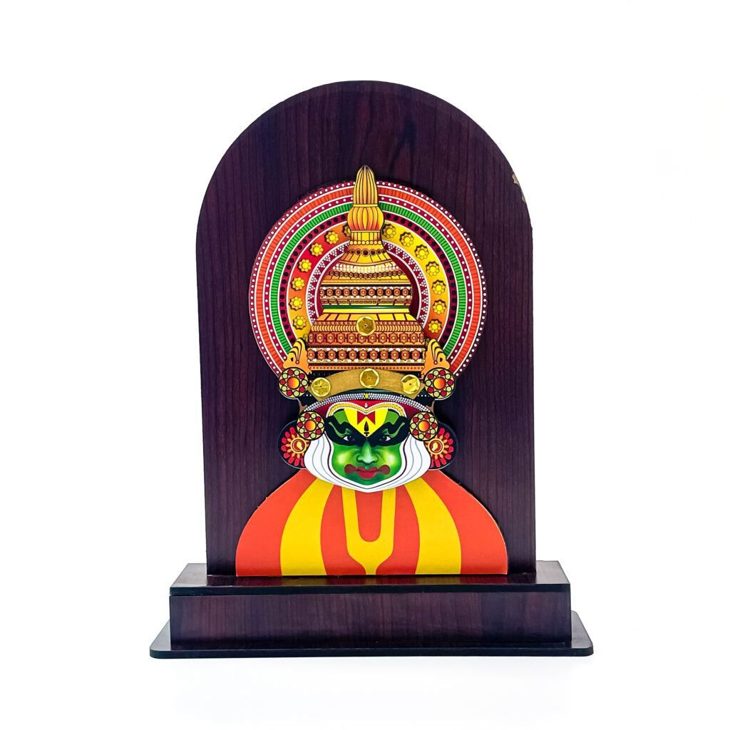 Buy Handcrafted Kathakali Memento | Wooden Showpiece Decor