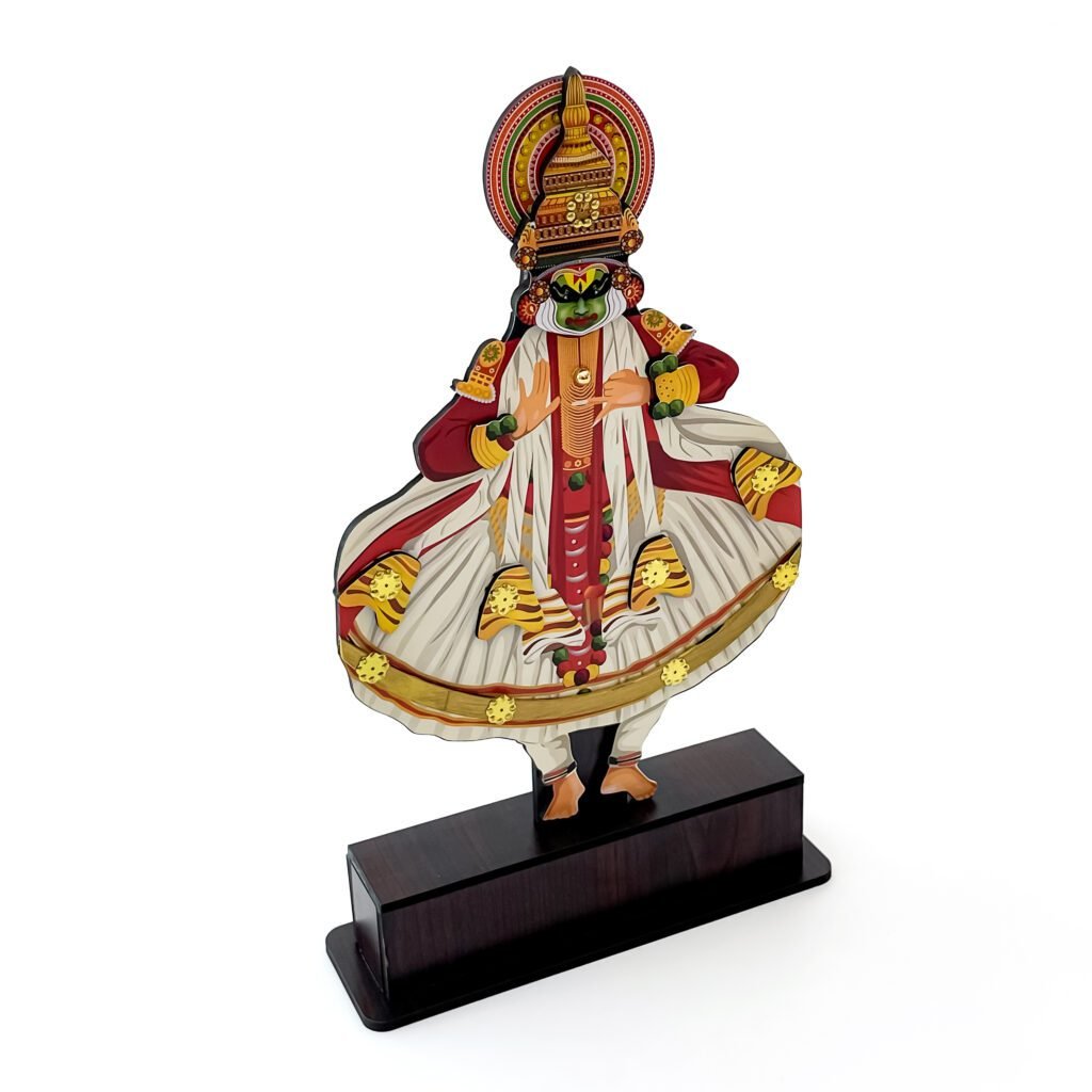 Handcrafted Kathakali Full Stand With Dancing Form | Buy Now