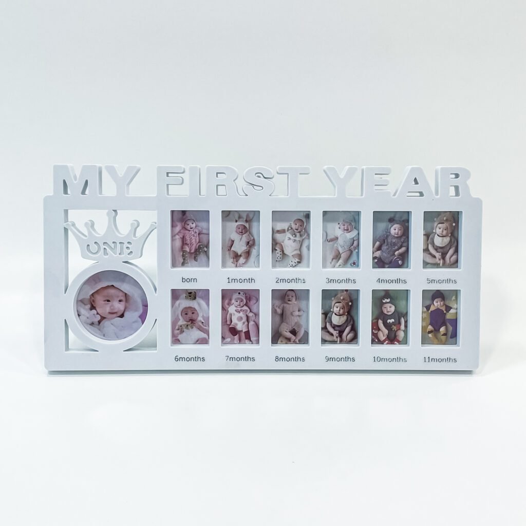 Buy 1 To 12 Months Photo Frame | Gift For Baby's Birthday
