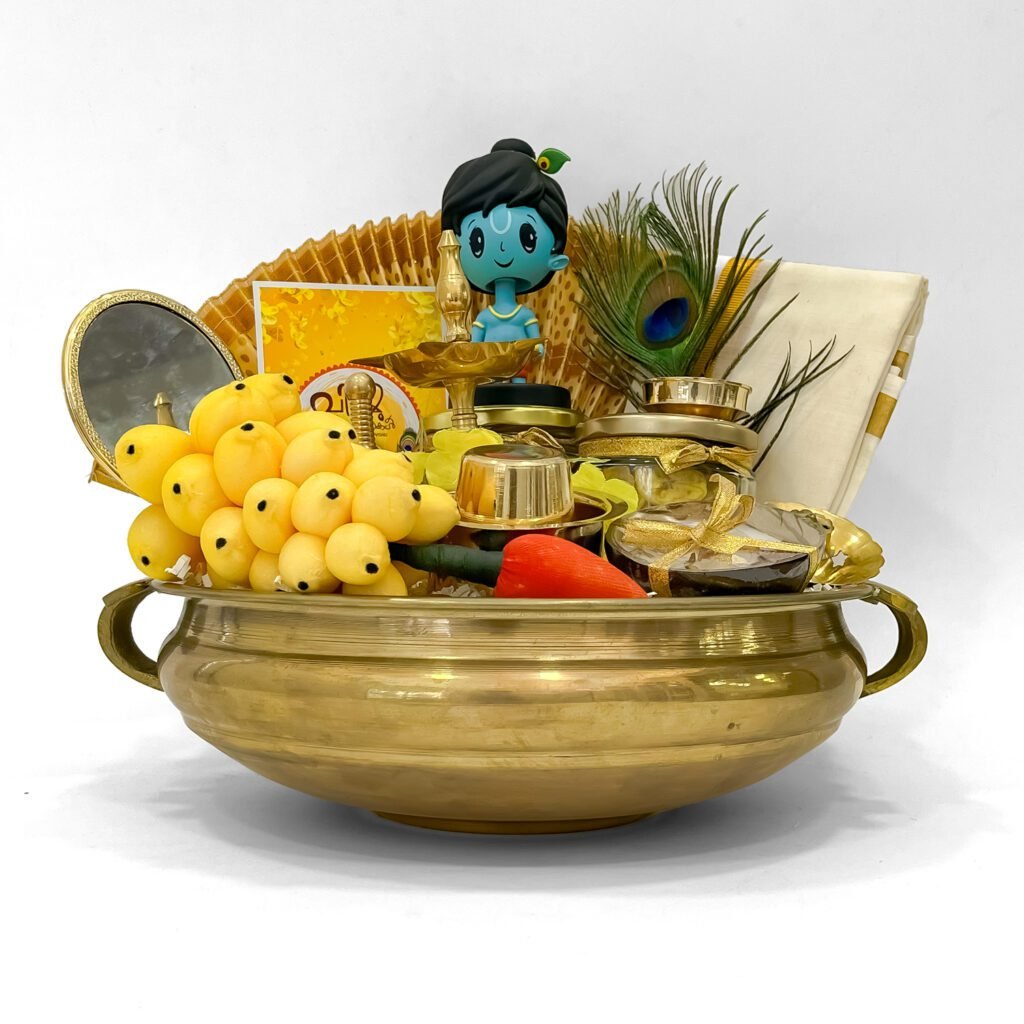Vishu Gift Urli Hamper – Traditional Kerala Gift Online