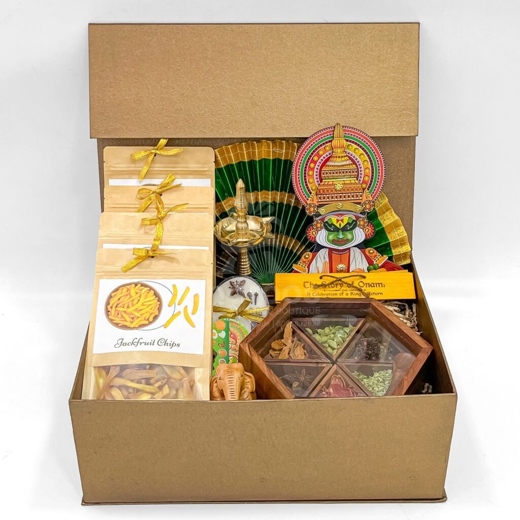 Buy Premium Onam Gift Box With Snacks & Kerala Souvenirs
